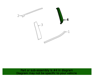 2019-2025 GM Door Applique 87849116 GM | GMPartsDirect.com