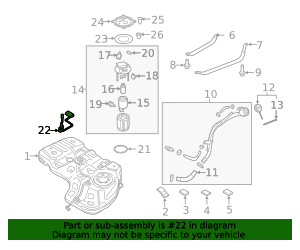 94460-C5050 - Fuel Gauge Sending Unit 2019-2022 Kia | Kia.Parts Store