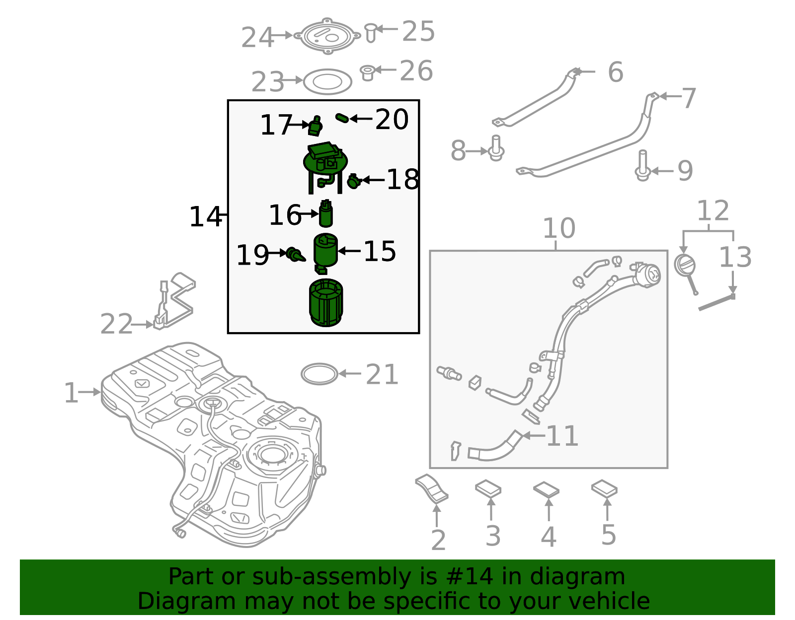31120-C6250 - Electric Fuel Pump 2016-2020 Kia Sorento | Kia.Parts Store