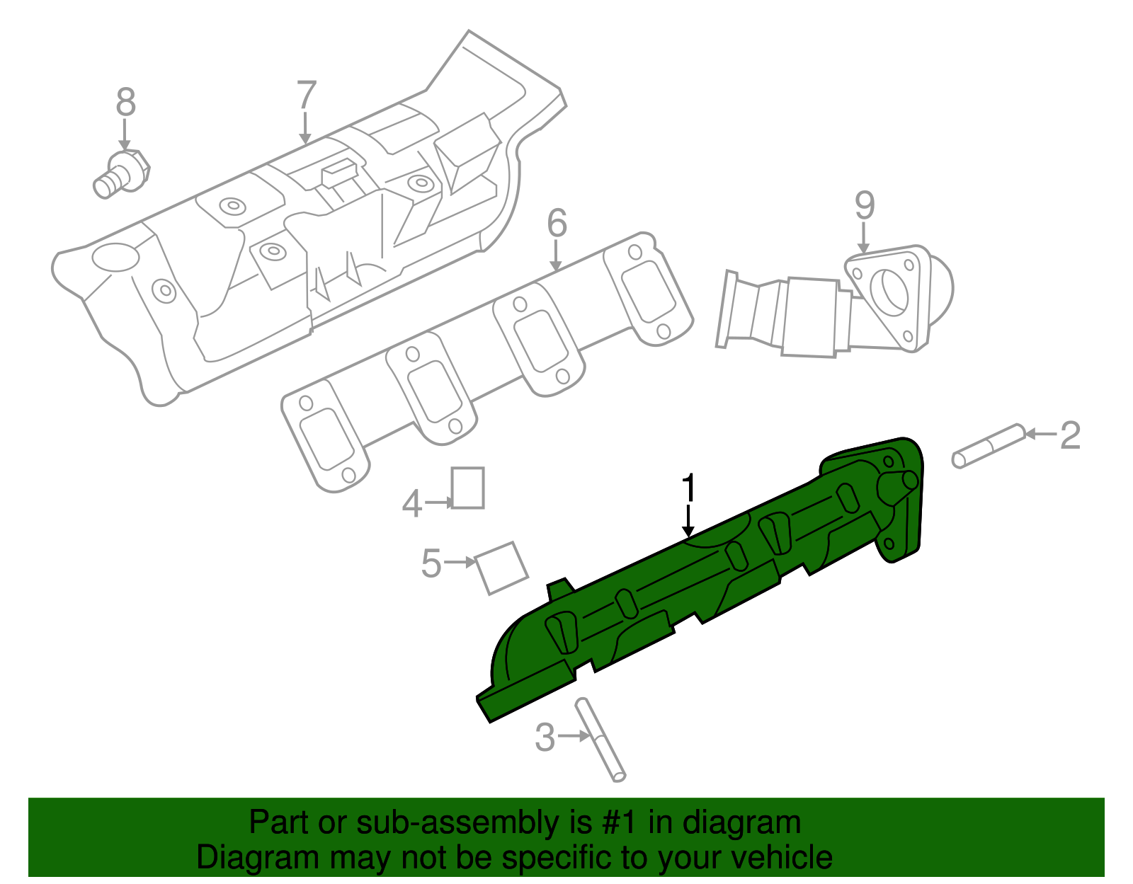 FC3Z-9430-B - 2015-2019 Ford - Exhaust Manifold | My Ford Parts
