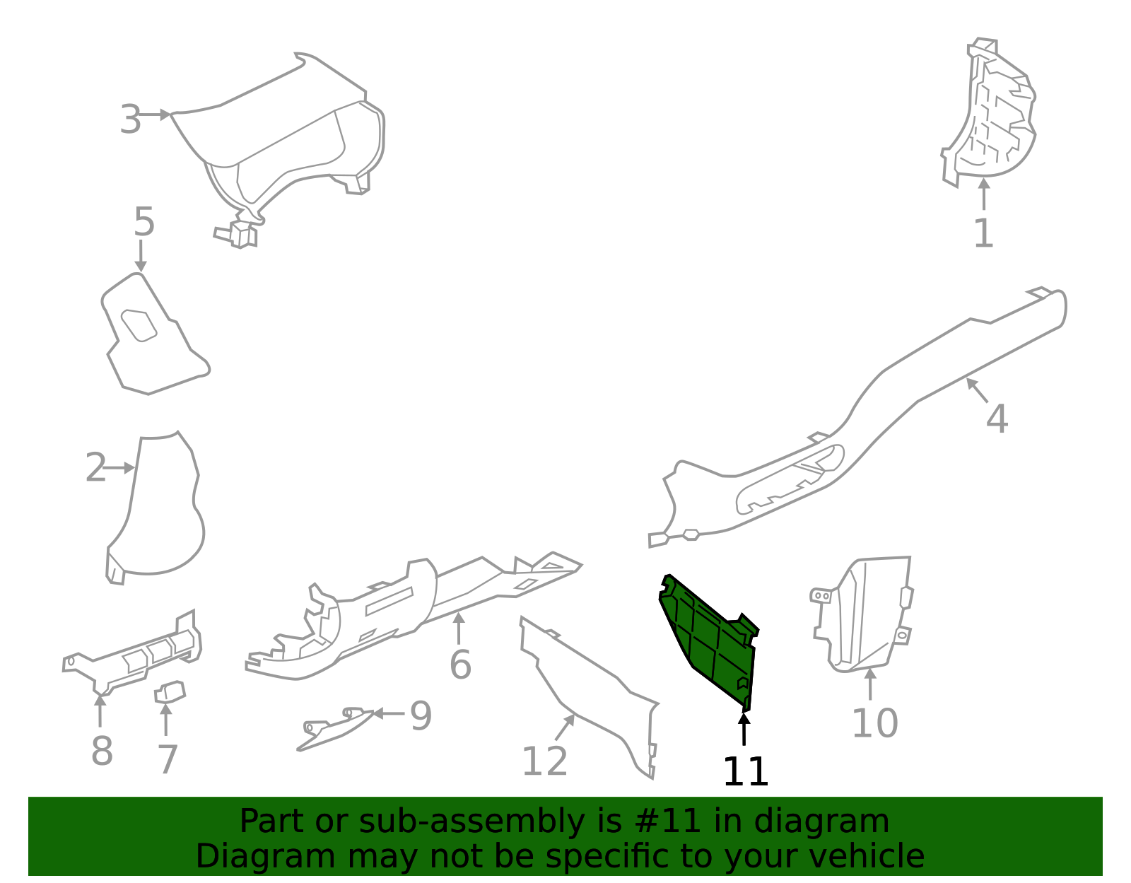 2019-2022 Nissan Altima Lower Cover 68920-6CA0B | Sullivan Brothers Nissan