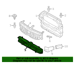 51745a22c64 - 2019-2024 BMW Lower Shutter (51-74-5-A22-C64) | BMW of ...