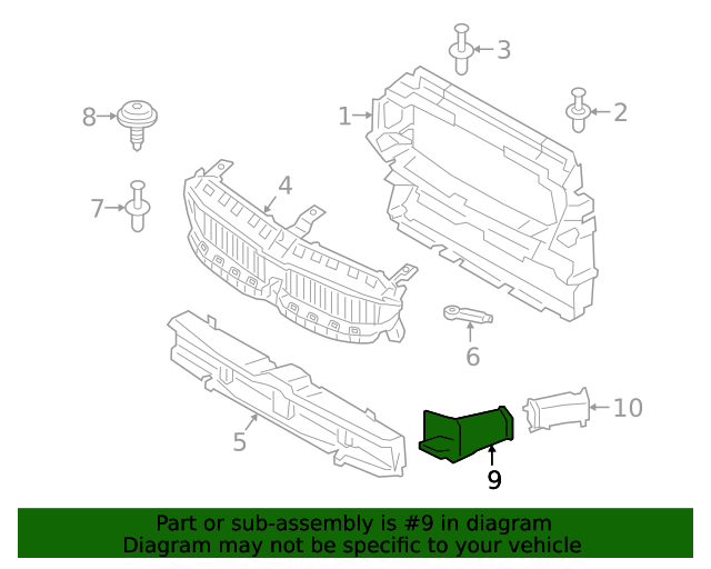51747422277 - 2019-2023 BMW Air Inlet Duct (51-74-7-422-277) | BMW of ...
