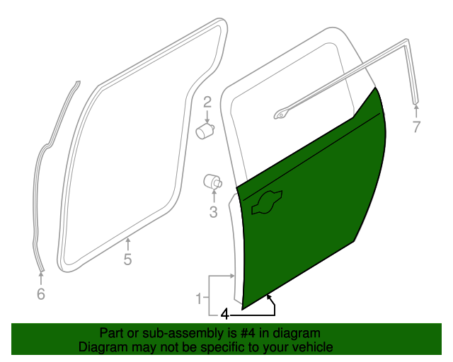 2015-2021 Kia Sedona Outer Panel 77121-A9000 | OEM Parts Online