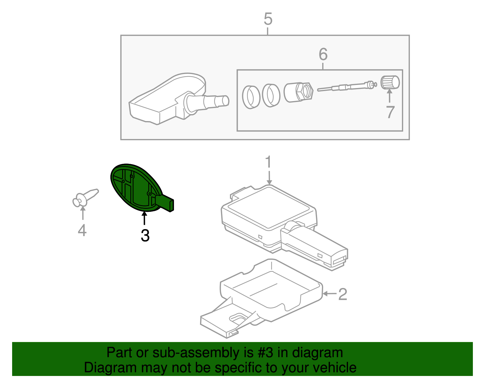 Genuine TPMS Antenna for 2005-2021 Land Rover | Land Rover Part ...