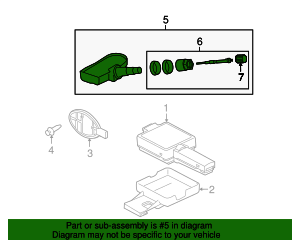 2005-2022 Land Rover Tire Pressure Sensor LR066379 | LandRoverParamusParts