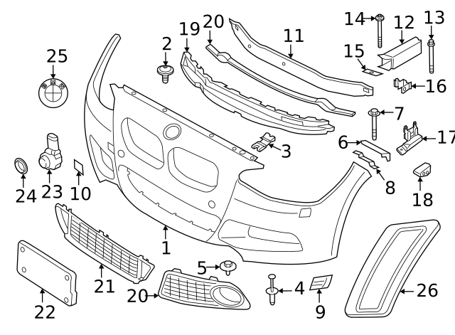 63-14-7-848-452 - Reflector Panel 2014-2021 BMW | AutoNationParts.com