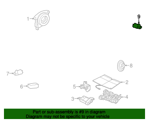2011-2019 Volkswagen Side Impact Sens 5K0-959-351-A | vwpartscente
