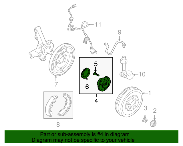 1998-2002 Mazda 626 Hub Assembly GD7G-26-15X | RealMazdaParts.com