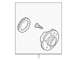 1998-2002 Mazda 626 Bearing Wheel /Nla GD7G2615X | TascaParts.com