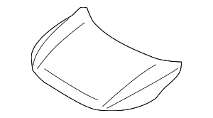 2022-2024 Mitsubishi Eclipse Cross Hood 65100W000P | Mitsubishi Parts World