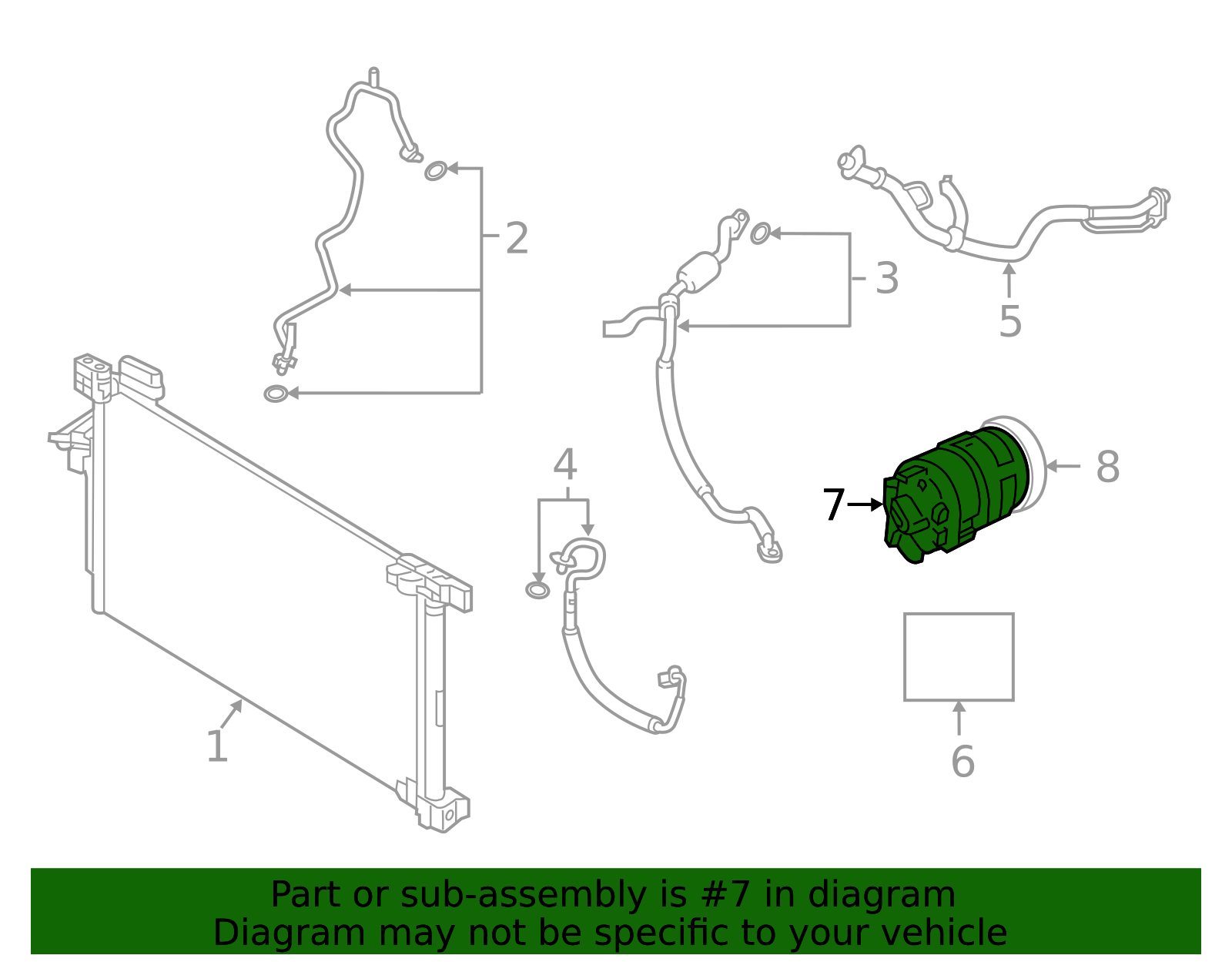 2019-2025 Nissan Altima A/C Compressor 92600-6CA0A | OEM Parts Online