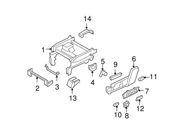 2007-2014 Ford Expedition Valance Insert 7L1Z-7861736-AB | QuirkParts