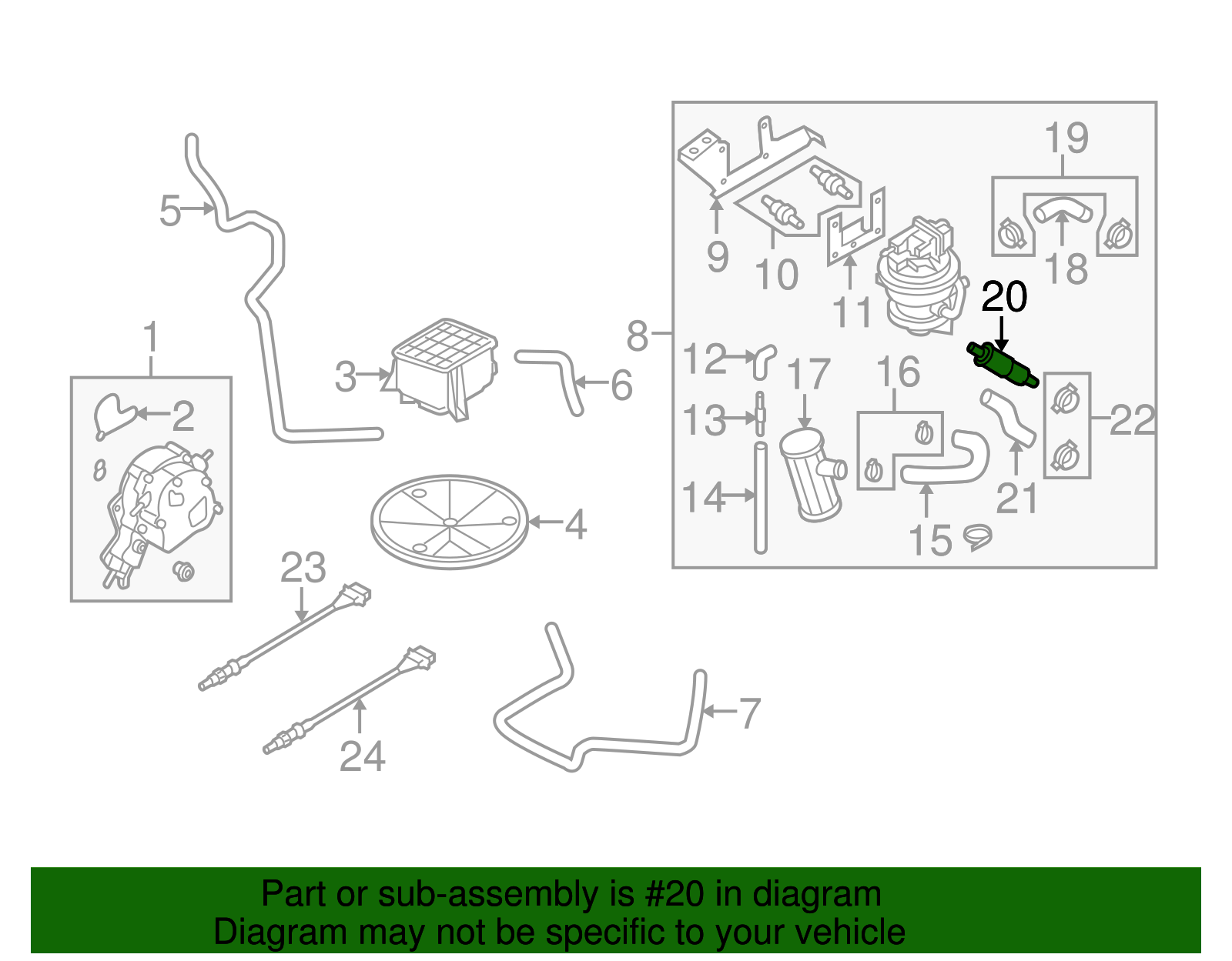 2005-2015 Audi Vapor Canister Purge Solenoid 06E-906-517-A | OEM Parts ...