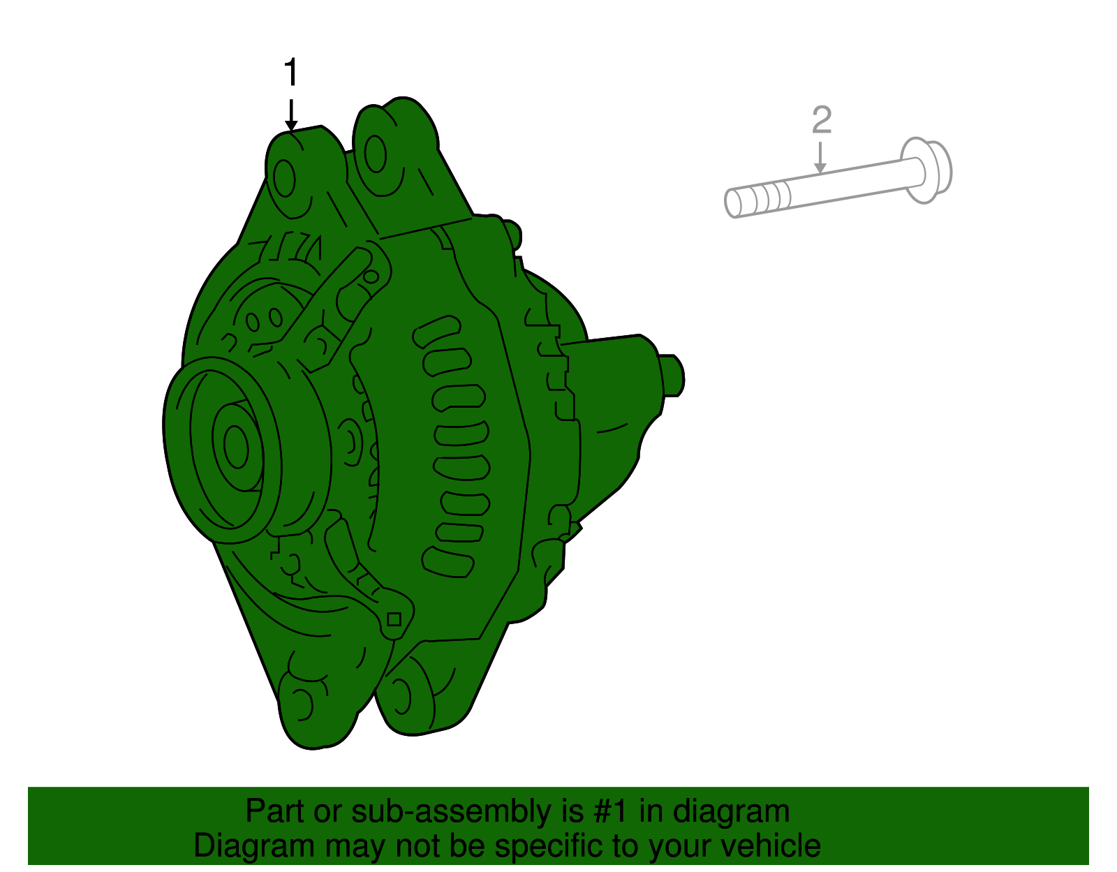 2008-2011 Kia Alternator 37300-3C210-SJ | Retail Performance Auto Parts