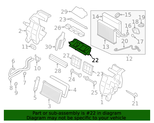 2019-2021 Subaru Forester Air Guide 73233SJ010 | Subaru Parts Store