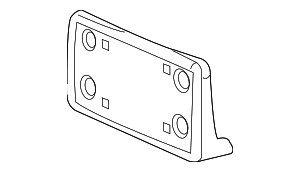 2001-2007 GM License Plate Bracket 15059859 | TascaParts.com