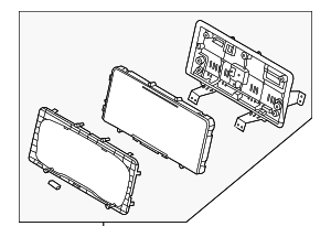 Hyundai - 94031-CL020 - Cluster Assembly - 2022-2023 Hyundai Santa Fe ...