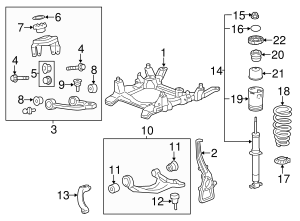 2004-2014 Cadillac Lower Control Arm - Driver's Side (LH) 25862781 ...