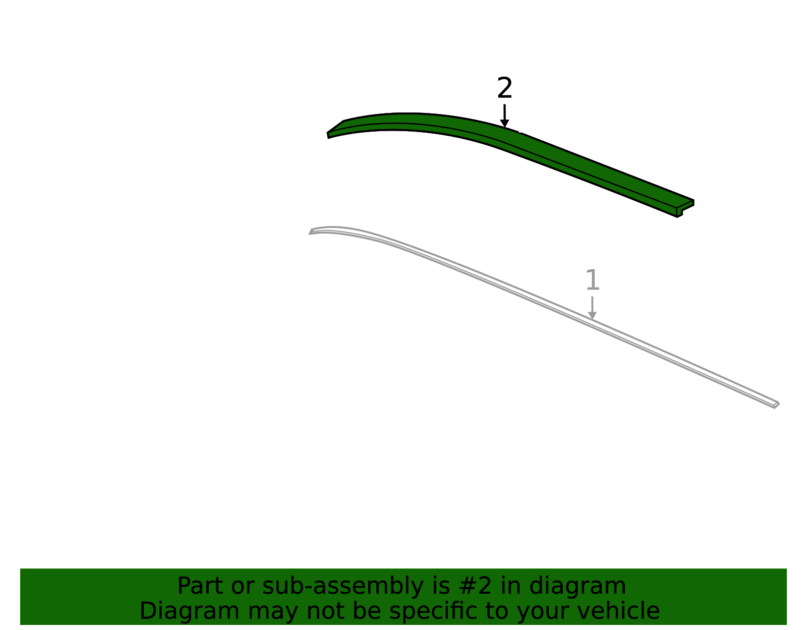 2021-2024 GM Roof Molding 84827996 GM | GMPartsDirect.com