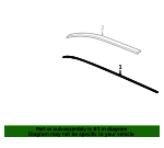 GM 84827997 Driver Side Roof Panel Joint Finish Molding | Genuine GM ...