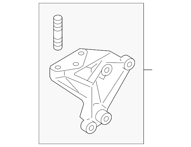 21670-2B100 - Upper Support 2012-2021 Hyundai | Hyundai OEM Part
