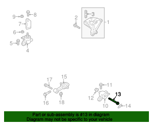 2011-2023 Hyundai Trans Mount Bolt 21920-0U000 | OEM Parts Online