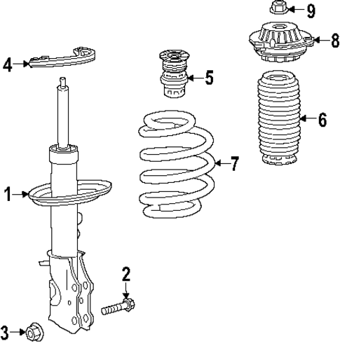 Struts & Components for 2025 GMC Acadia | GM Parts Center