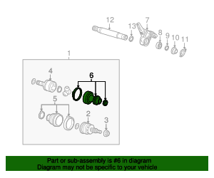 Genuine Bellows Kit for 93189383 | Over 30% Off All Genuine Saab Parts ...