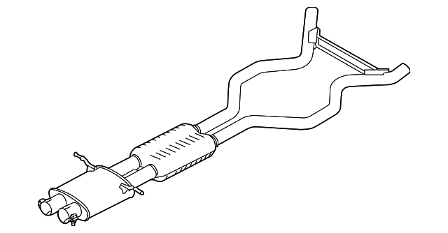 Genuine OEM Intermediate Pipe Part# LR120479 Fits 2017-2020 Land Rover ...