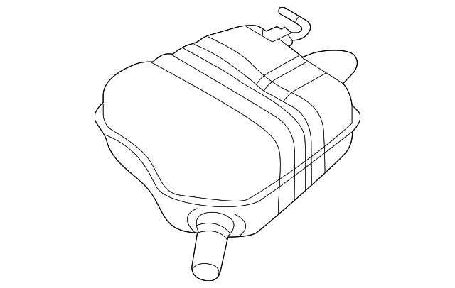 2017-2020 Land Rover Discovery Muffler W/Tailpipe LR088308 ...