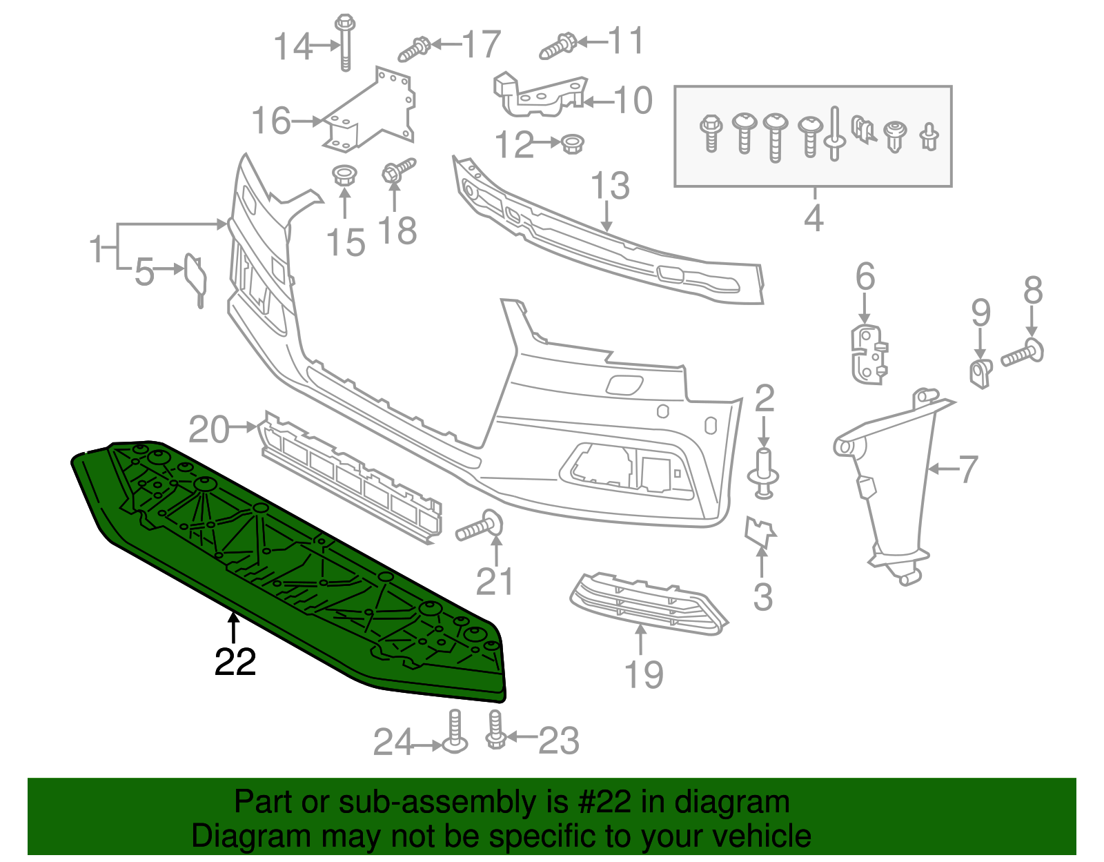8W0-807-611 - Bumper Splash Shield 2017 Audi | AutoNation Parts