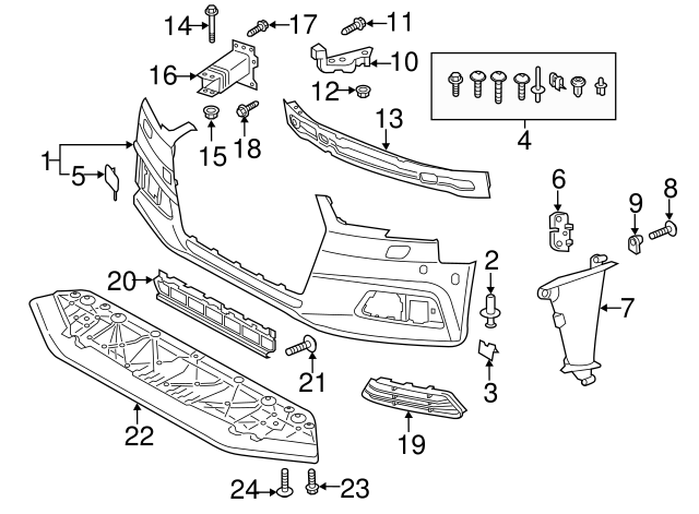 2017 Audi Air Duct 8W0-121-764 | Audi OEM Parts