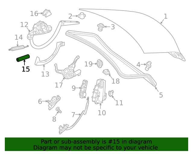 213-682-33-01 - Hinge Insulator 2019-2023 Mercedes-Benz | Mercedes-Benz ...