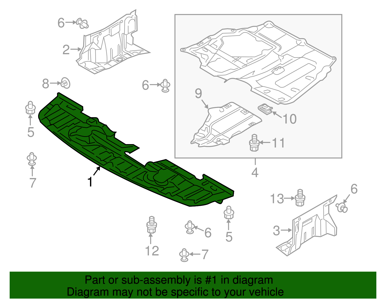 5379a539 - Front Shield 2016-2017 Mitsubishi Lancer | Mitsubishi Direct ...
