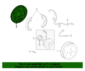 47043-52010 - Brake Backing Plate 2004-2006 Scion | AutoNationParts.com