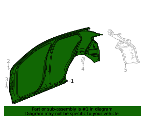 2020-2024 Buick Encore GX F Panel (Replaces 42740439) 42814553 GM ...