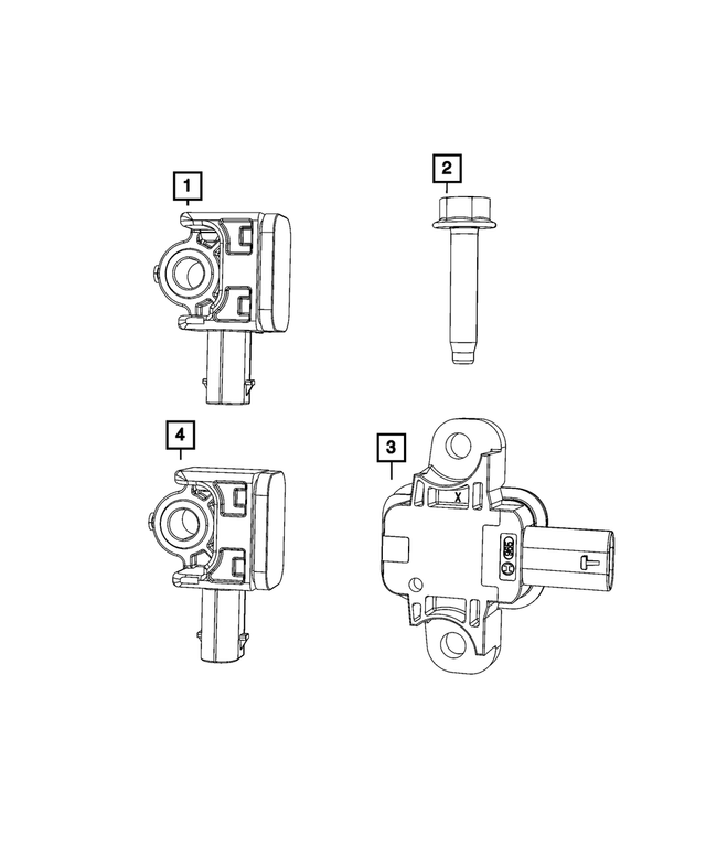 2019-2023 Mopar Acceleration Sensor 68284054AA | Mopar eStore