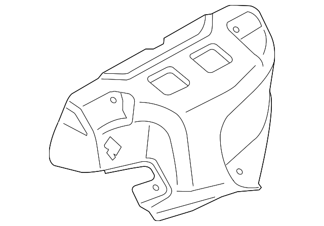 16590-3SR0A - Heat Shield - 2013-2019 Nissan Sentra | Conicelli Nissan