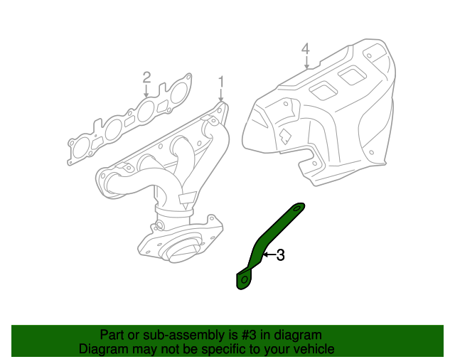 2013-2019 Nissan Sentra Support Bracket 14014-3SG1A | QuirkParts