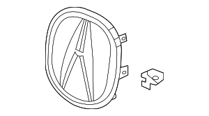 2022-2025 Acura MDX Emblem 71125-TYA-A01 | Acura Automotive Parts