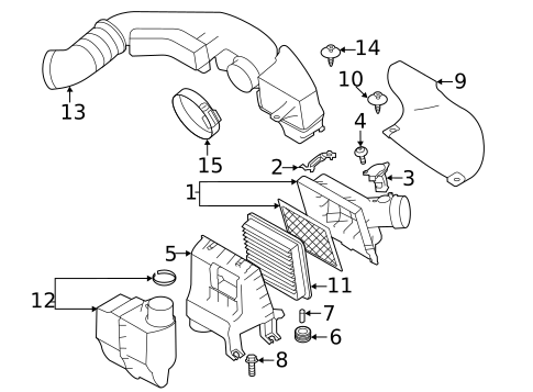 Air Intake for 2020 Subaru Outback | Subaru Online Parts