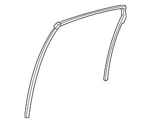 72735-T43-J01 - Window Channel 2022-2024 Honda Civic | Honda Parts Online