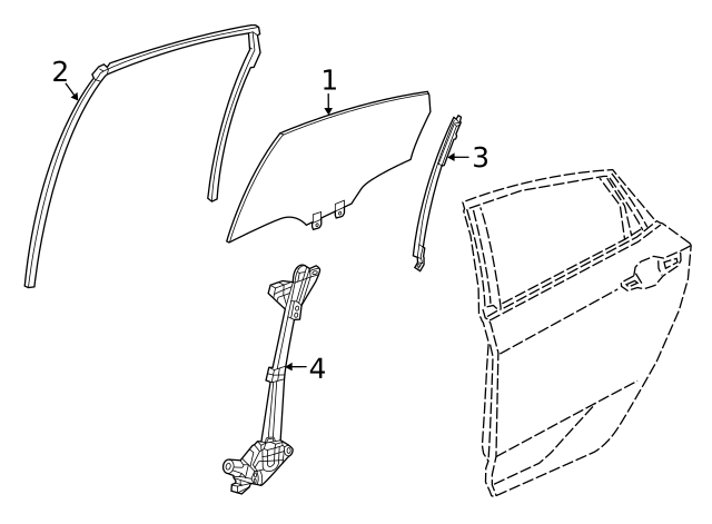 OEM 2022-2024 Honda Civic Run Channel 72735-T43-J01 | Honda Automotive ...