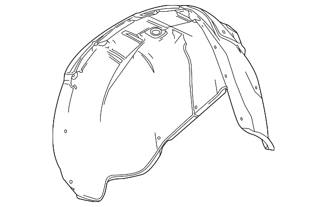 2021-2022 Cadillac Escalade Rear Passenger Side Wheelhouse Liner ...