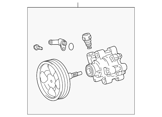 Genuine Toyota Power Steering Pump part# 44310-60490 for 2008-2021 ...