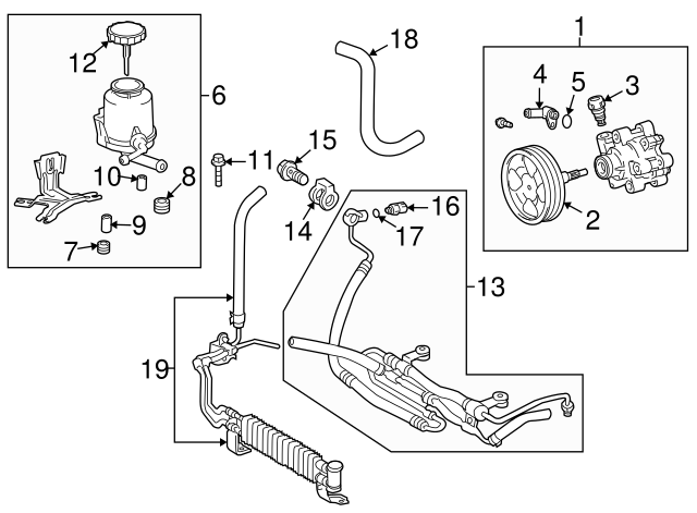 2013-2020 Toyota Land Cruiser Fitting 44308-60220 | OEM Parts Online