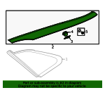 87860-L2000 - Trim 2021-2025 Kia K5 | Kia.Parts Store