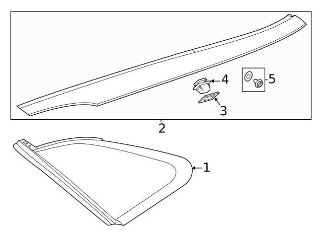2021-2024 Kia K5 Trim 87850-L2000 | OEM Parts Online