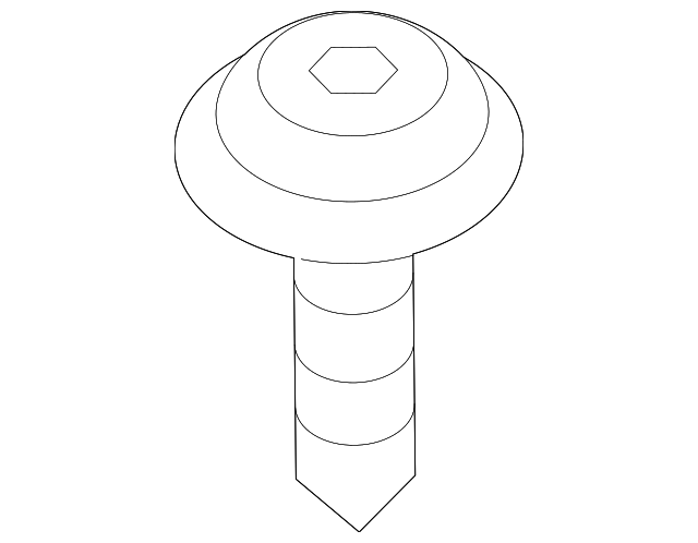 000-990-59-15 - Headlamp Assembly Screw 2019-2021 Mercedes-Benz ...
